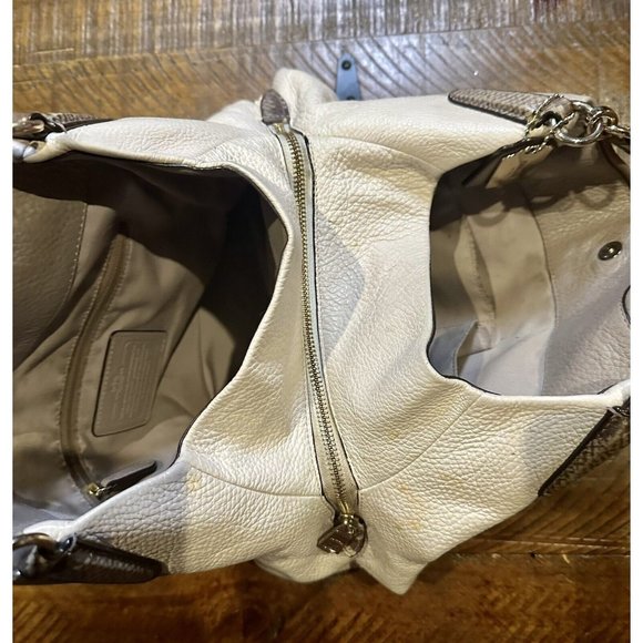 Coach | Bags | Coach Phoebe Shoulder Bag Exotic Colorblock Pebble ...